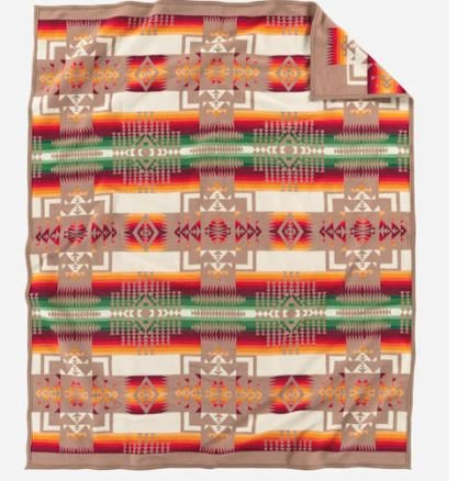 Chief Joseph Jacquard robe - Black & Blue Shop