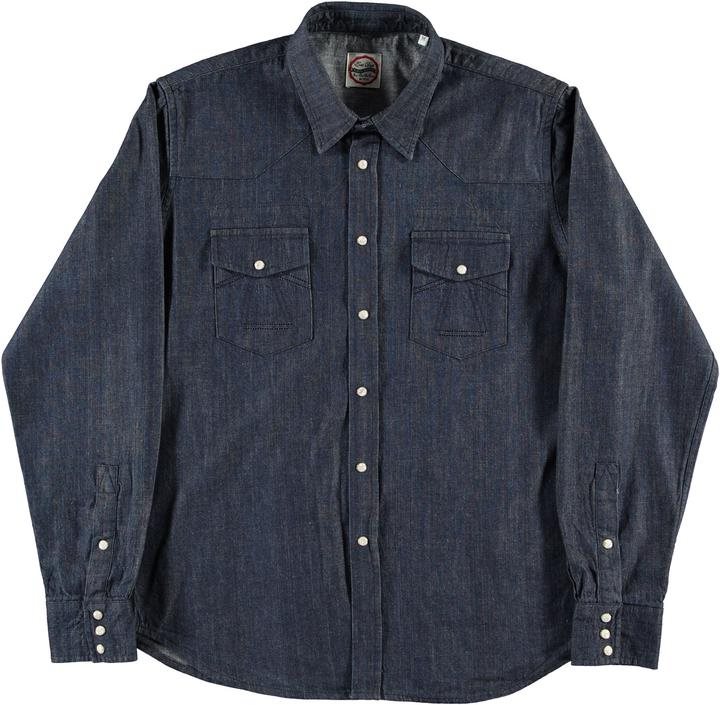 Eat Dust western denim - Black & Blue Shop