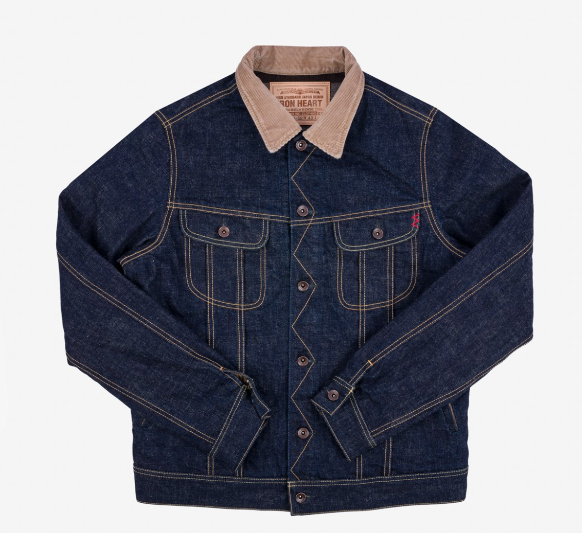 Iron Heart Stormrider jacket - Black & Blue Shop