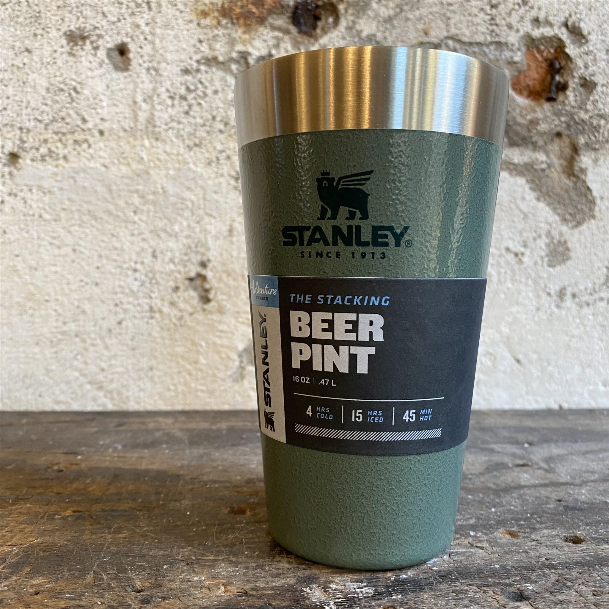 Stanley Stacking Beer Pint - Black & Blue Shop