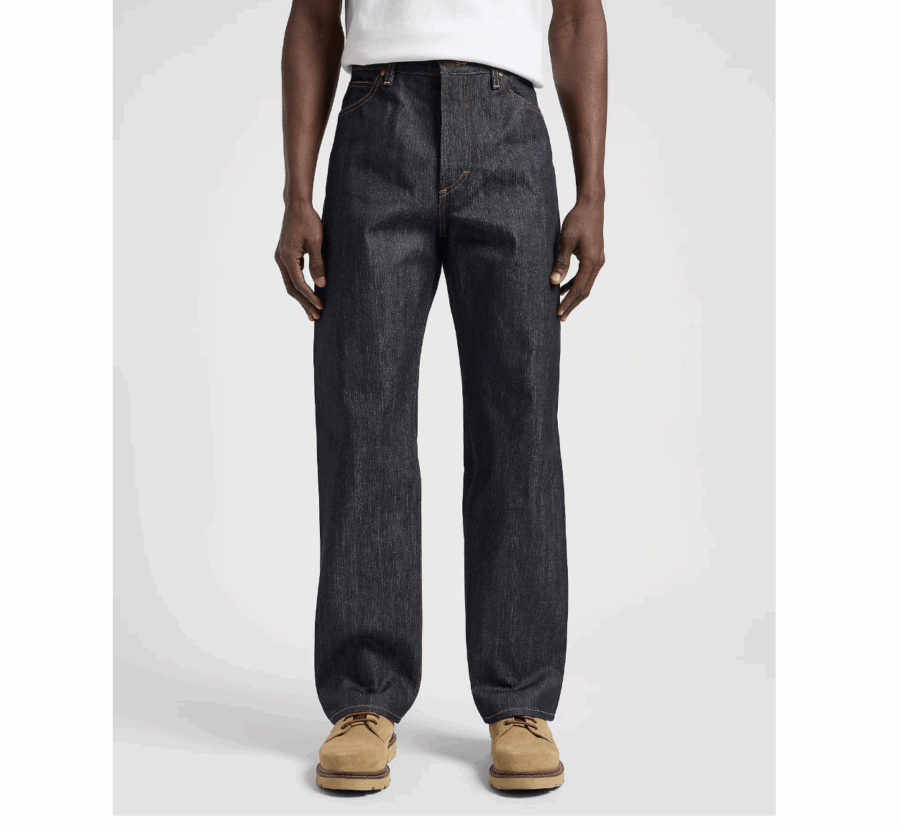 Lee 101R Japan made, RELAXED - Black & Blue Shop